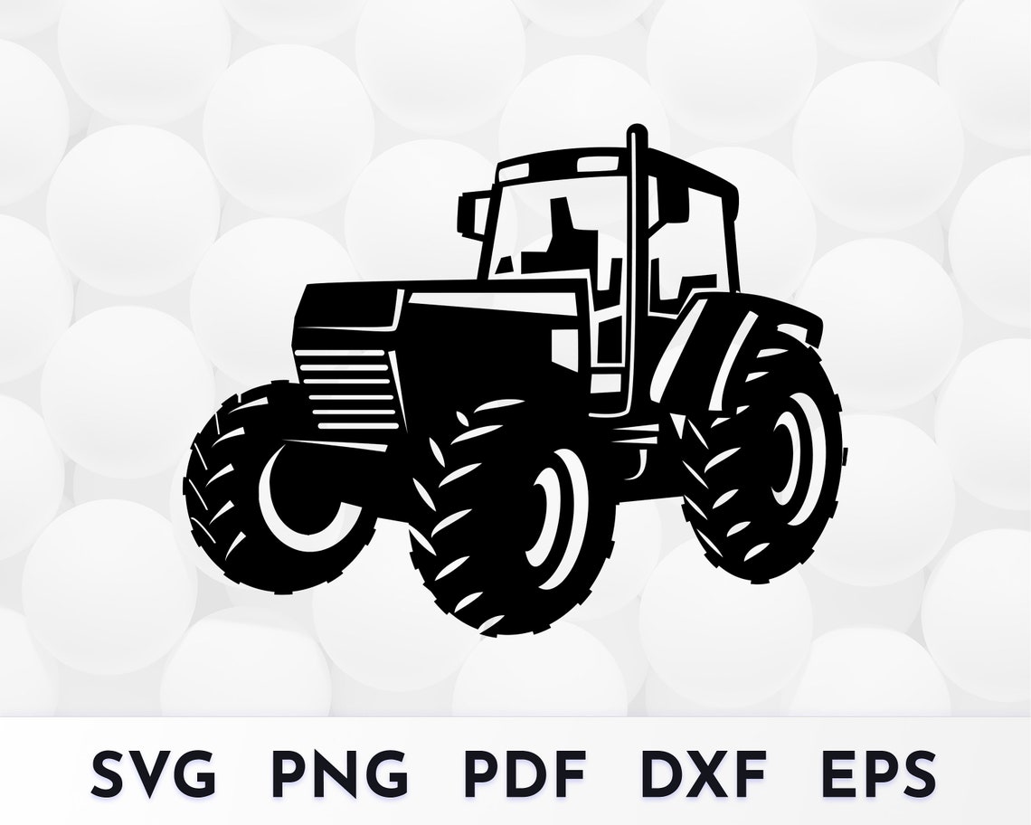Tractor SVG Farm Tractor Svg Tractor Clipart Farming Svg - Etsy
