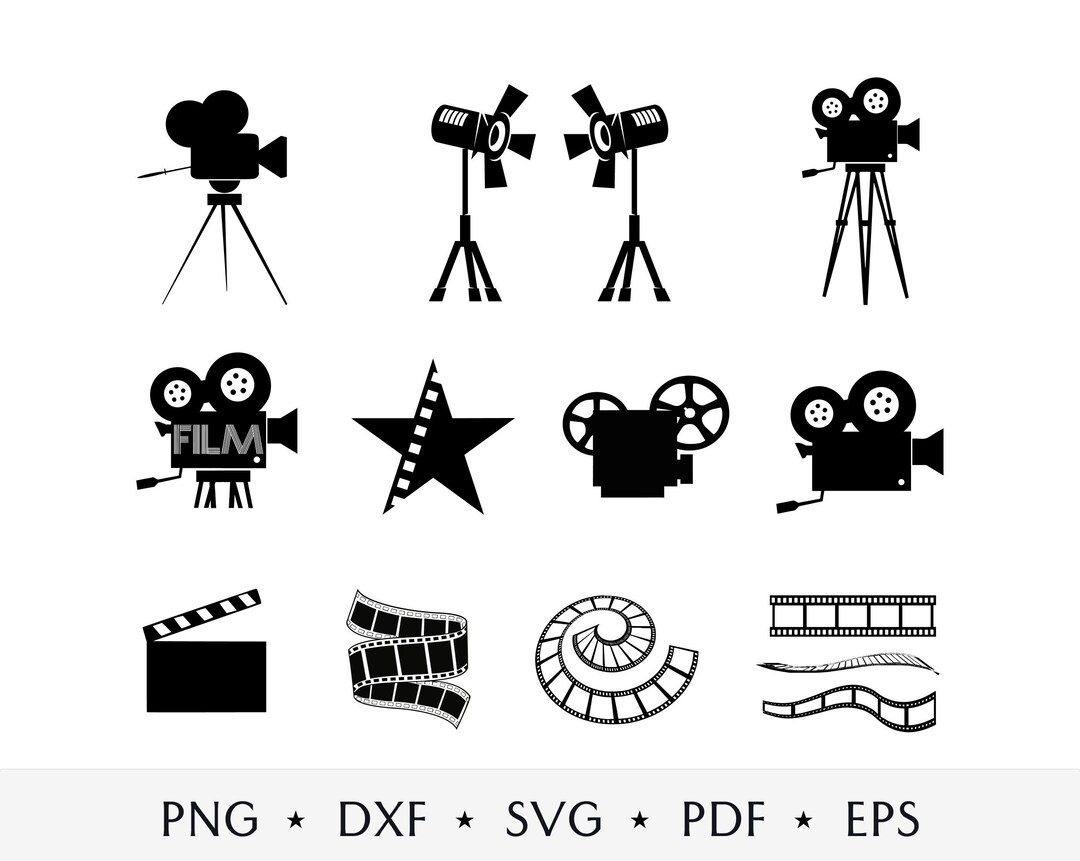 Film SVG, Film Strip Png, Movie Svg, Vintage Film Clipart, Negative ...
