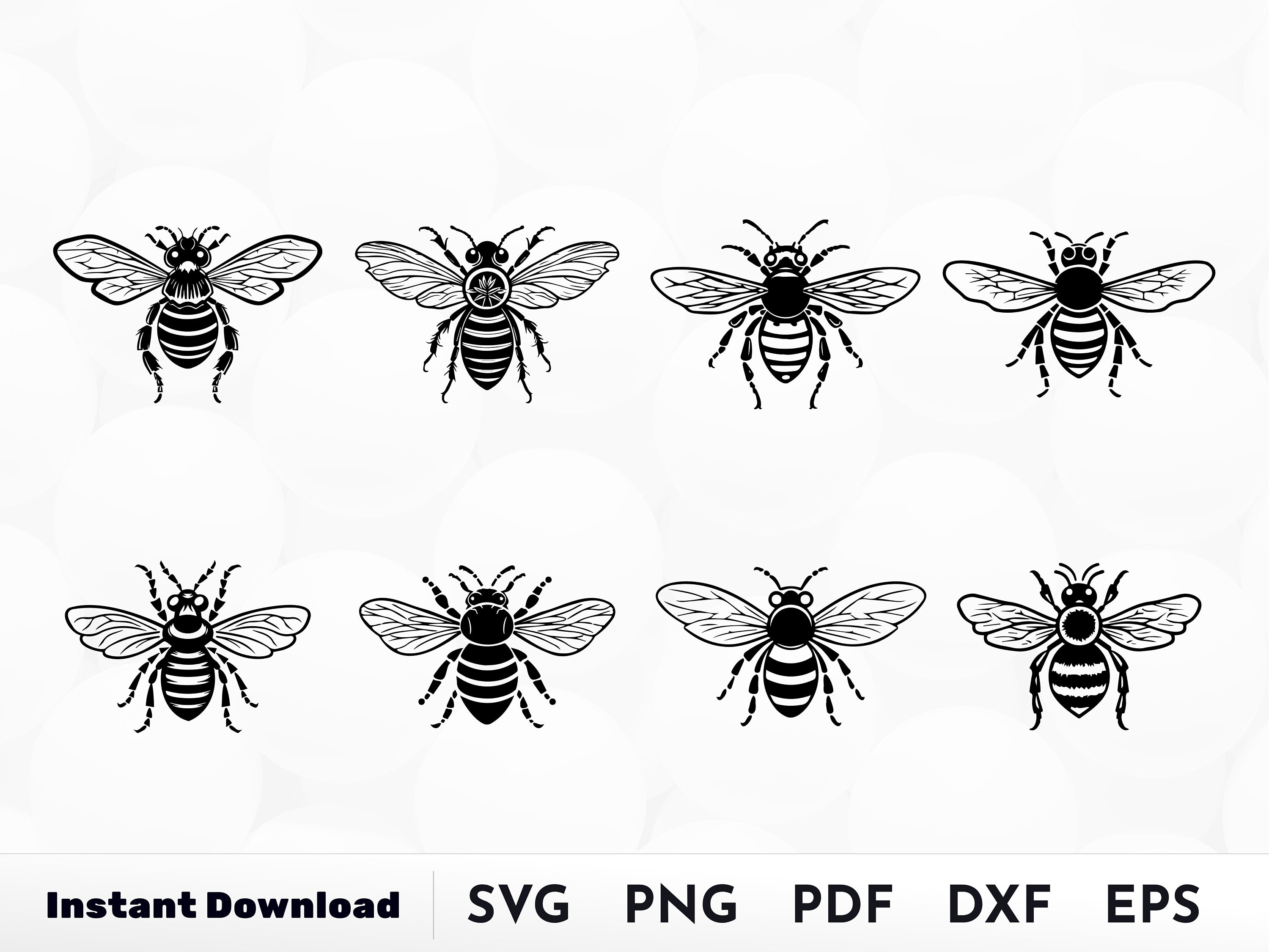 BEE SVG Honey Bee Svg Bee Svg Cut Files Queen Bee Svg - Etsy UK