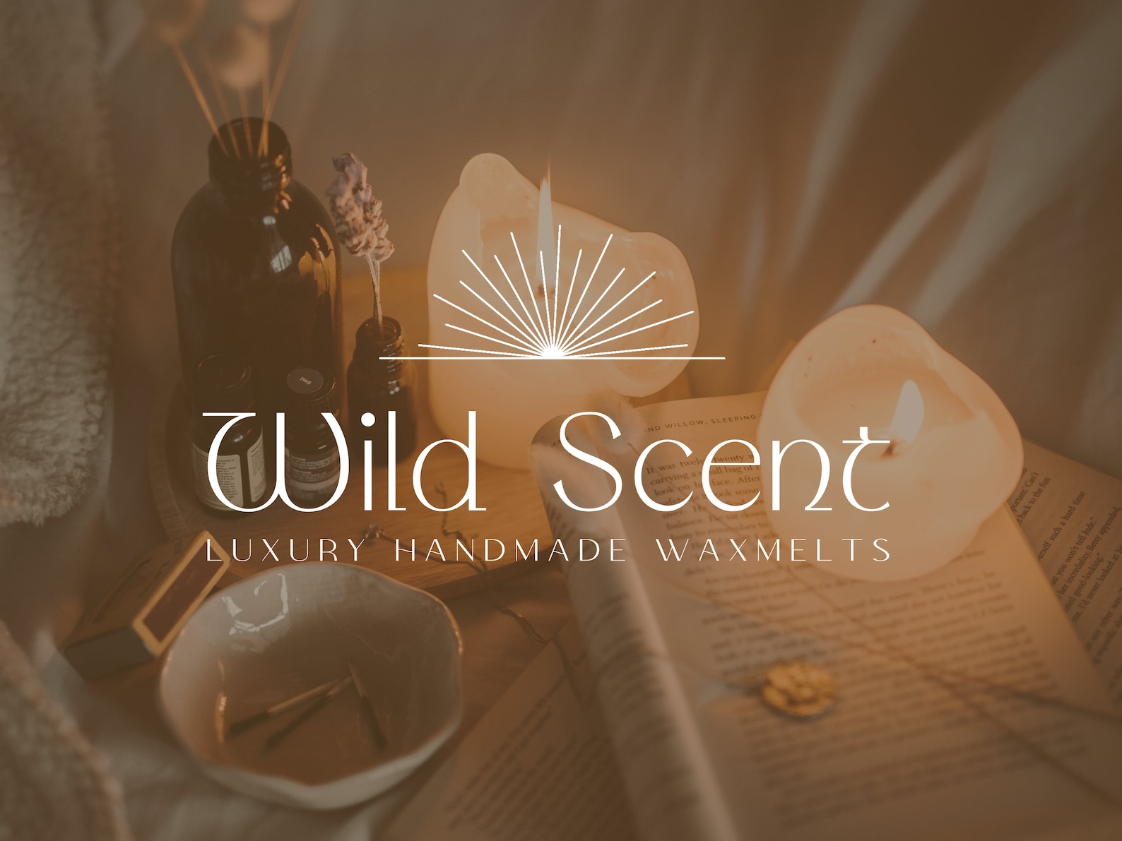 Logo Design for Candle Wax Melt Business Premade Custom Logo - Etsy