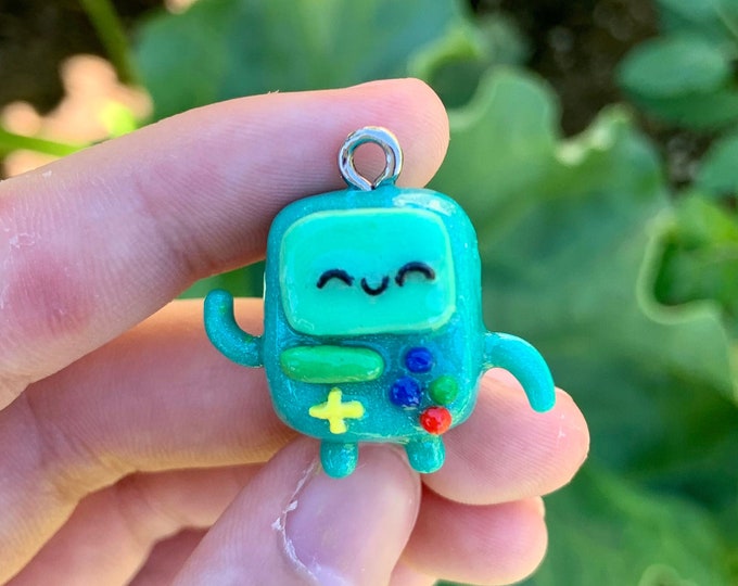 Polymer Clay BMO Charm Adventure Time - Etsy