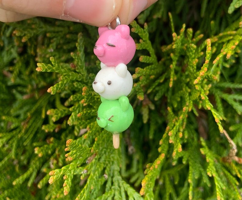 Japanese Food Bear/animal Phone Charms (taiyaki, Dango) - Etsy