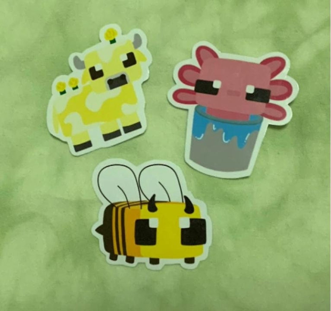 Minecraft Mob Sticker Pack - Etsy