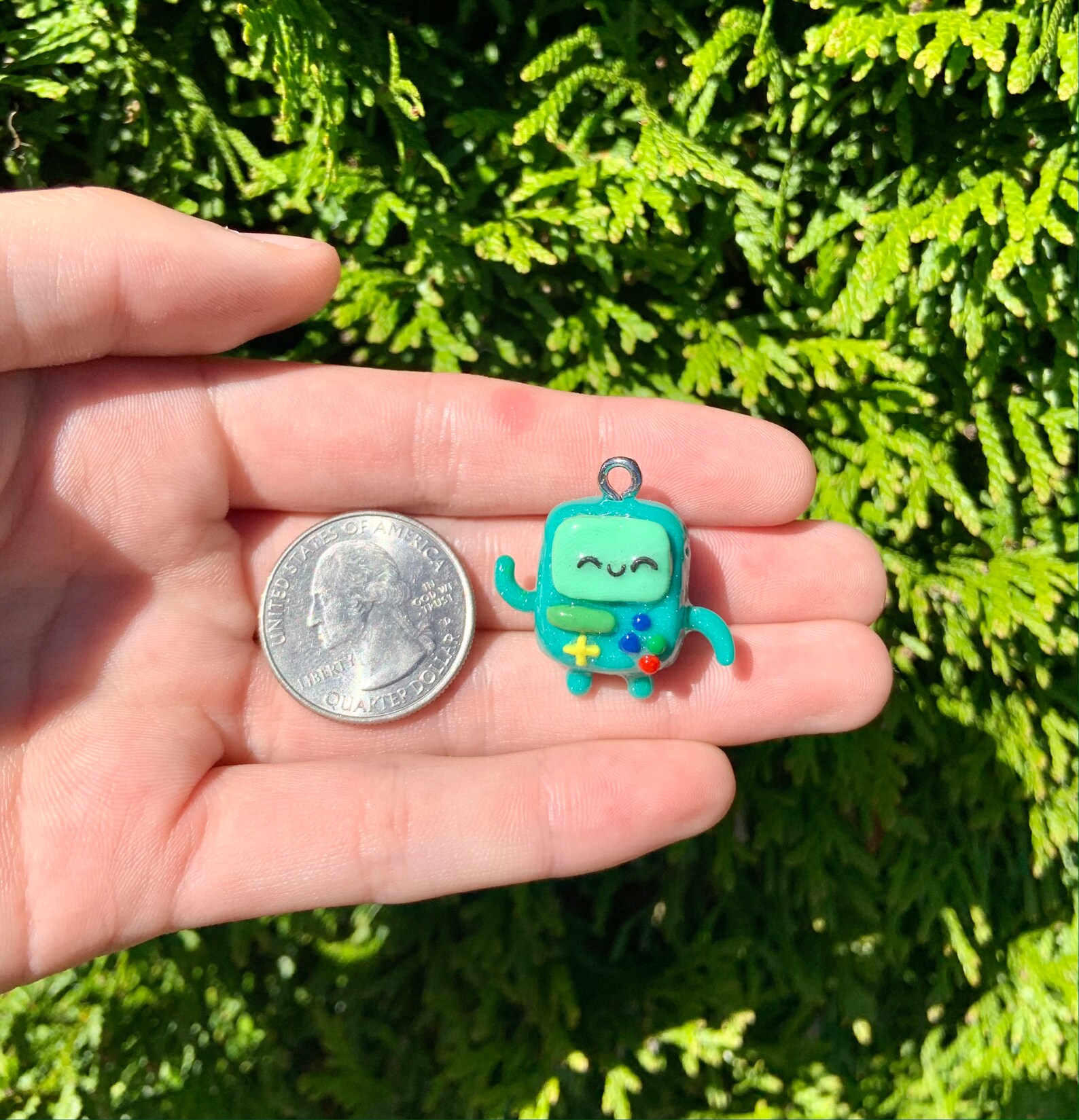 Polymer Clay BMO Charm Adventure Time - Etsy