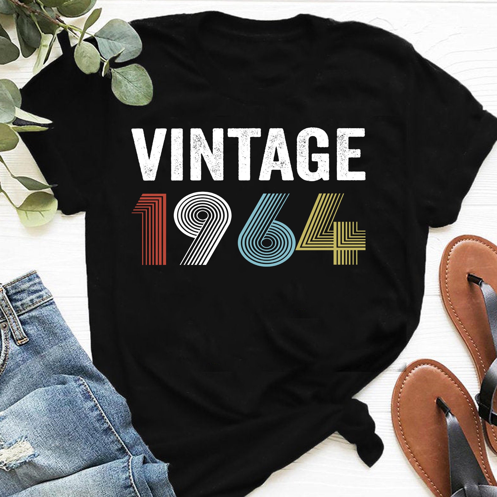 Vintage 1964 57th Birthday Gifts Shirt 1964 Birthday Shirts | Etsy