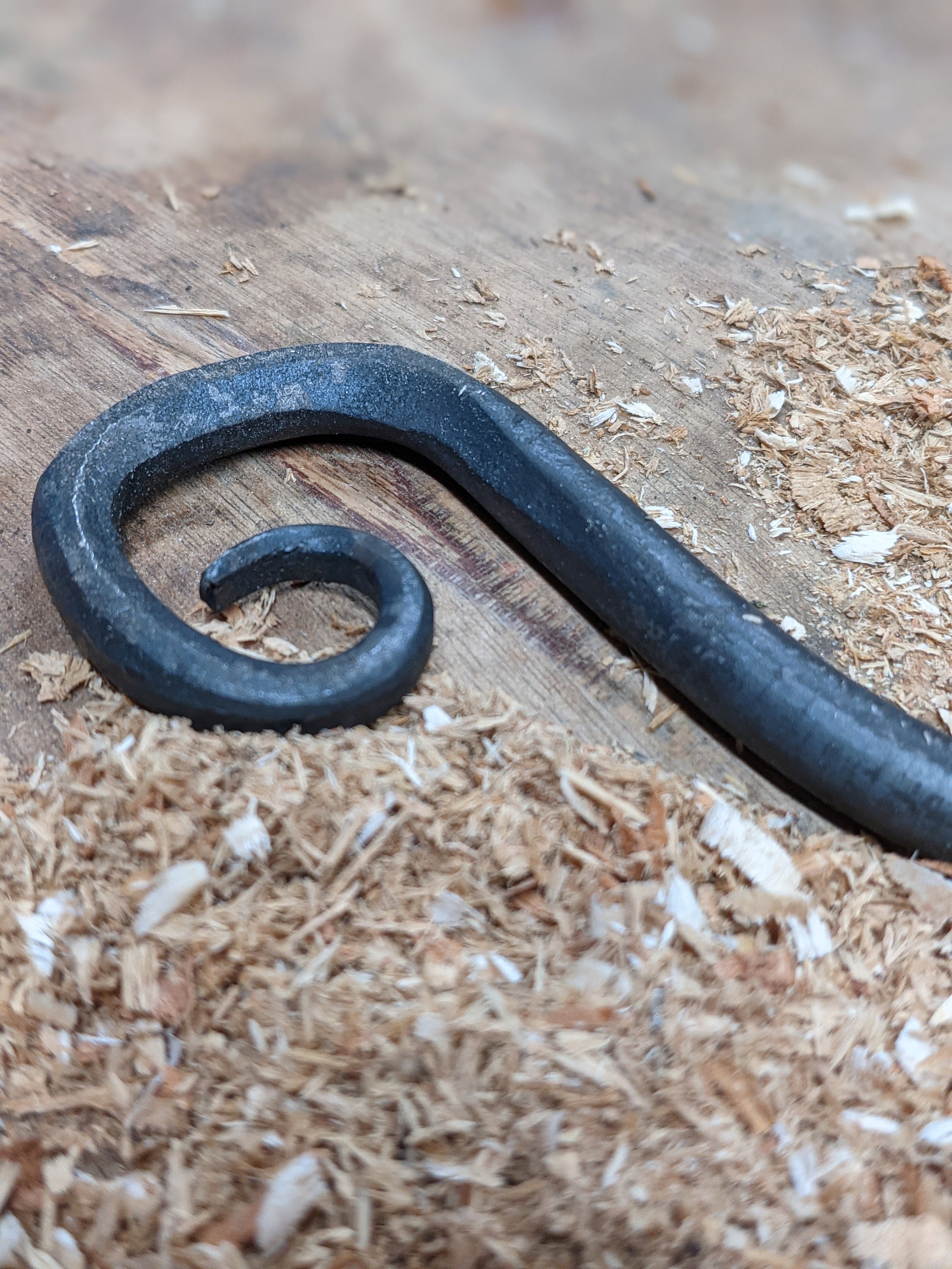 Forged Fire Poker — Kingfisher Design