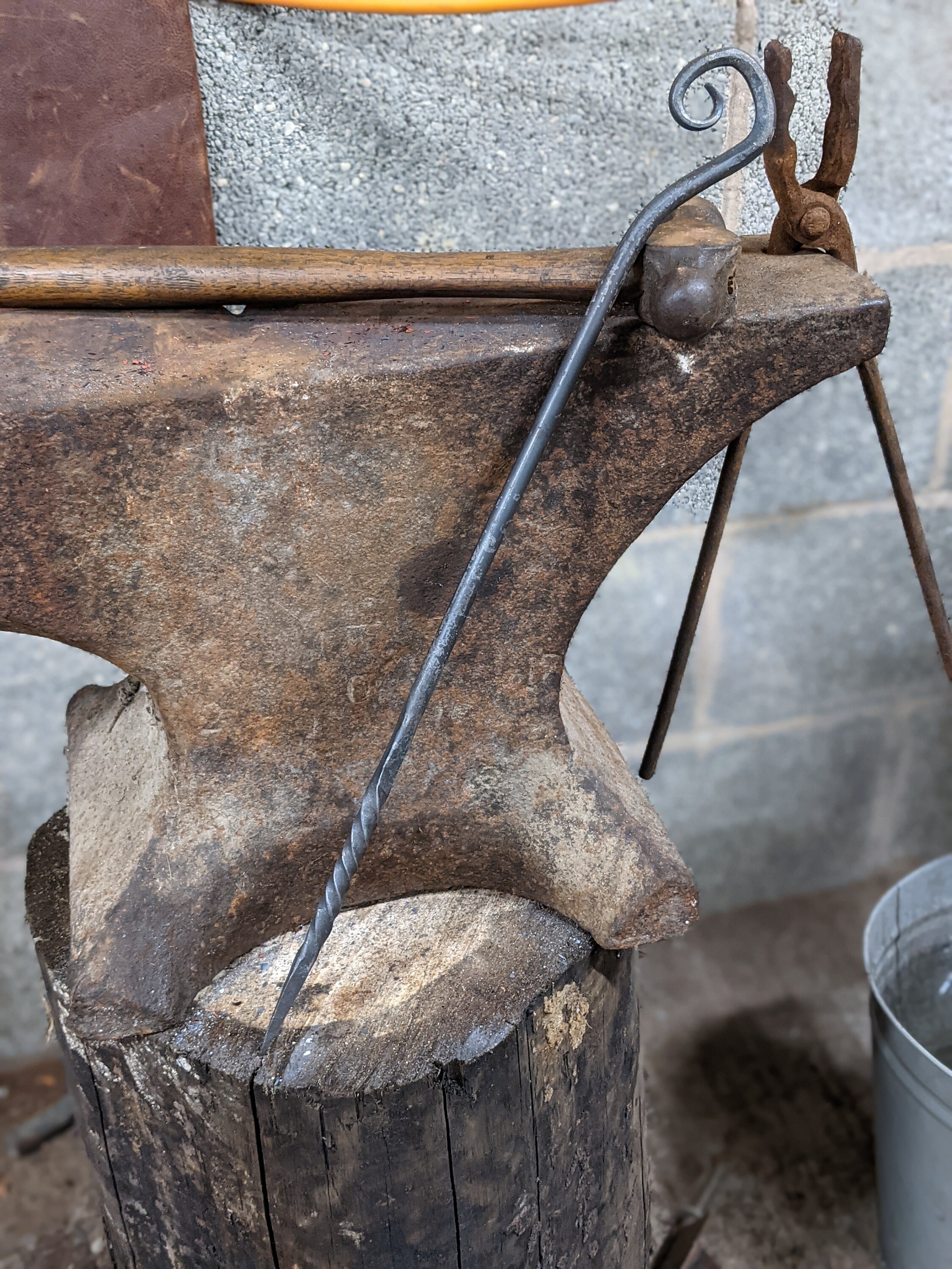 Forged Fire Poker — Kingfisher Design