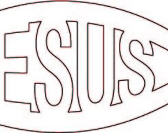 Jesus Fish Dxf | Etsy