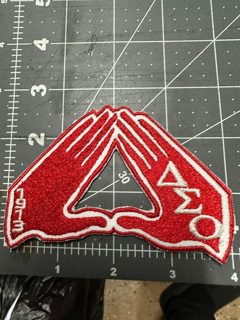 DELTA SIGMA THETA Hands Patch - Etsy