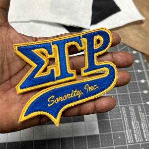 Sigma Gamma Rho Letters With Flag - Etsy