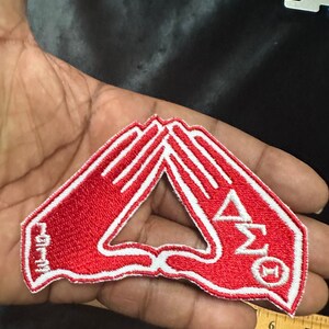 DELTA SIGMA THETA Hands Patch - Etsy