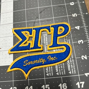 Sigma Gamma Rho Letters With Flag - Etsy