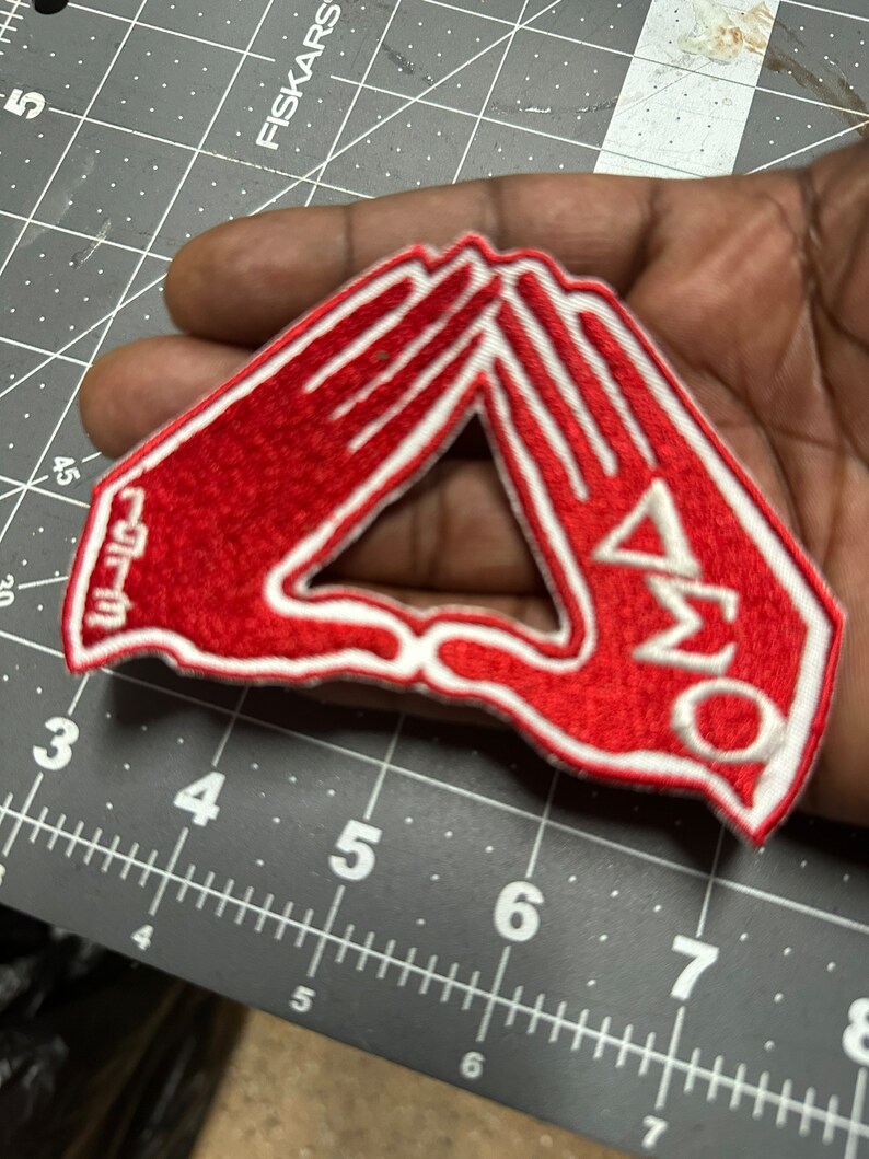 DELTA SIGMA THETA Hands Patch - Etsy