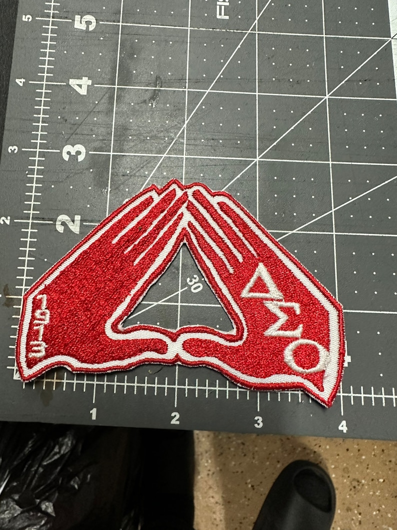 DELTA SIGMA THETA Hands Patch - Etsy