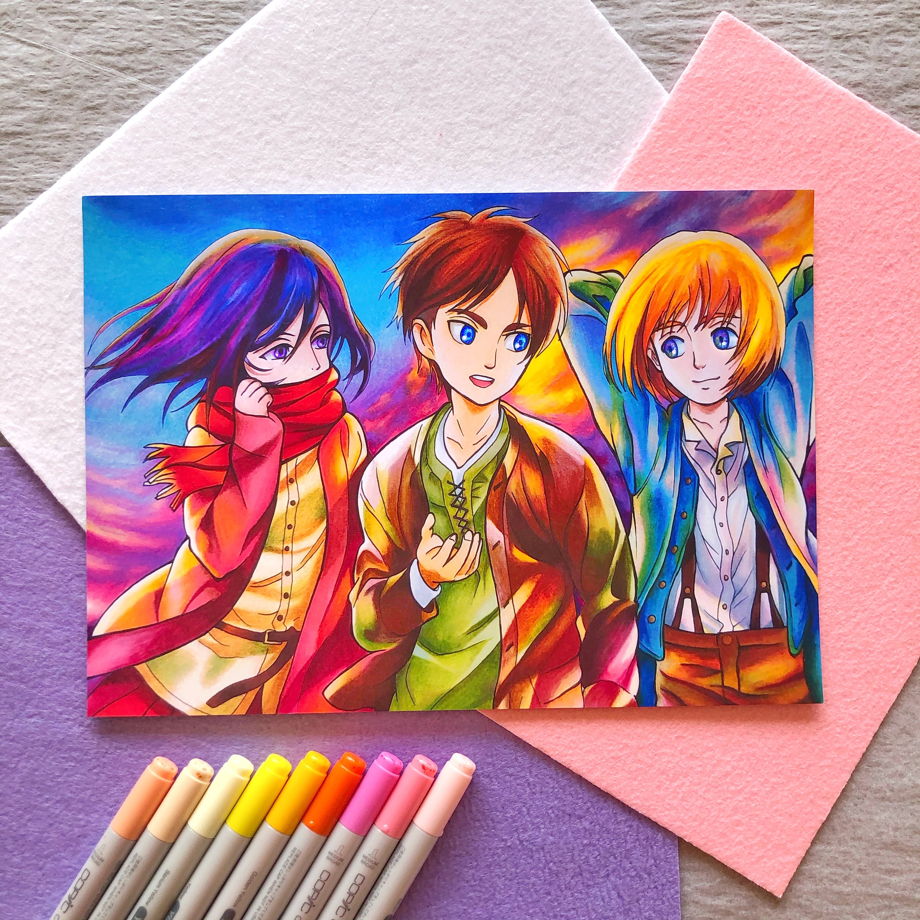 Eren Original A4 Pencil Art & Collectibles Drawing & Illustration etna ...