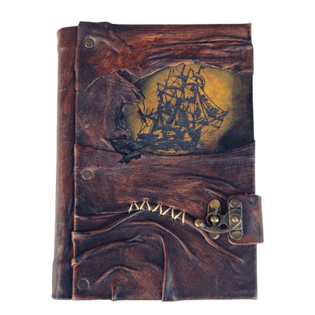 Leather Bound Journal Antique Leather Journal Handmade Notebook ...