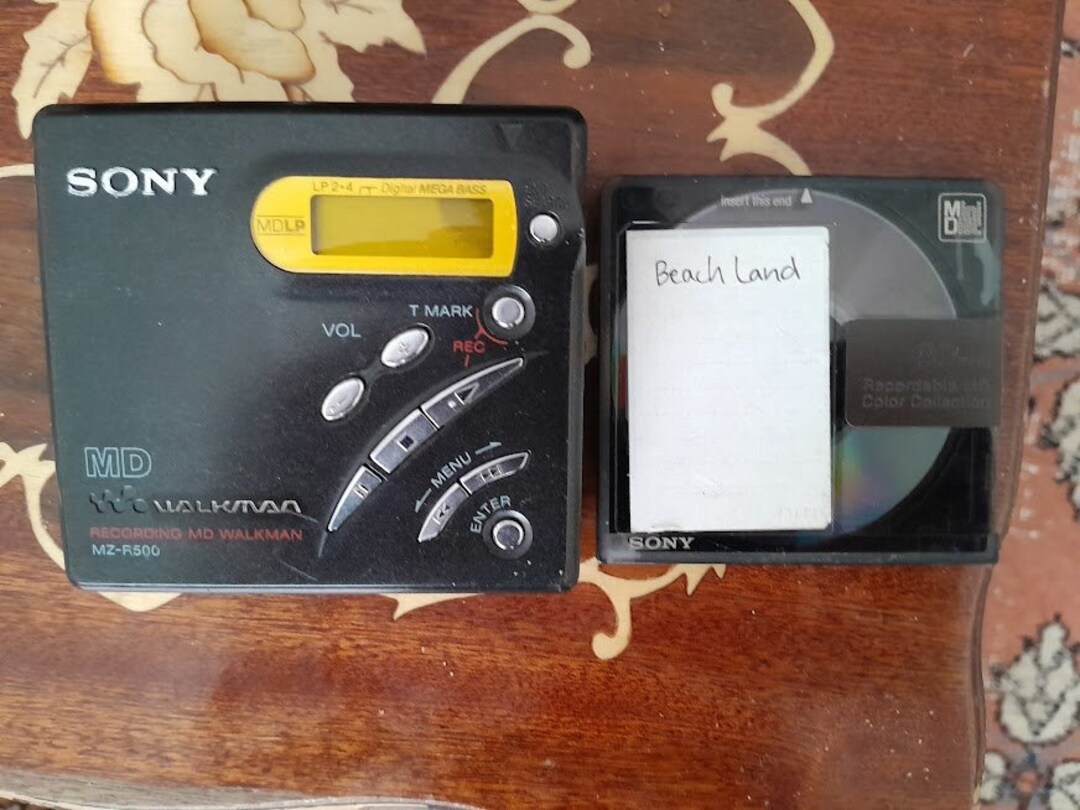 SONY Recording MD Walkman MZ-R500 in Super Good Condition, Free ...