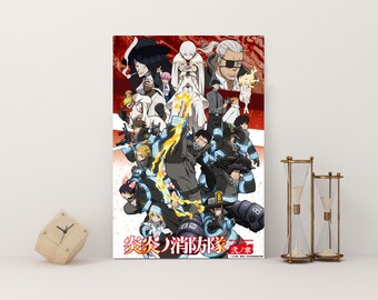 Fire Force Poster - Etsy UK