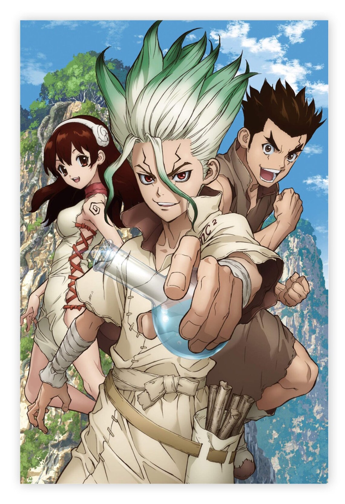 Dr. Stone poster TV Series.TV anime Affiche toile | Etsy