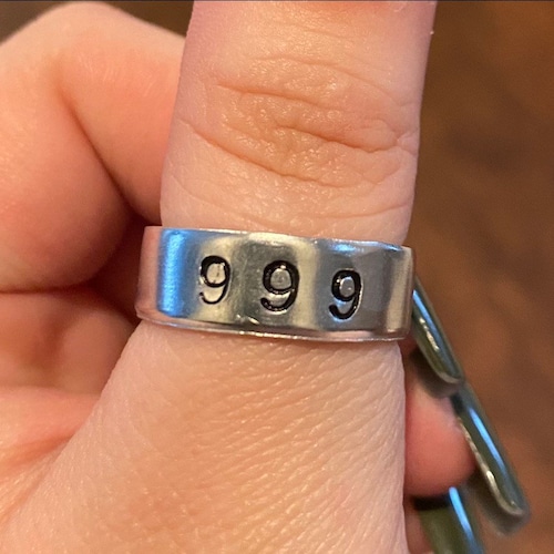 999 Ring Men Women Gift Silver Handmade Adjustable Silver - Etsy