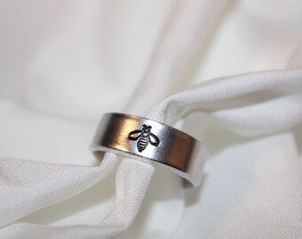 Wrap Around Ring Bee Ring Adjustable Bee Ring Silver - Etsy UK