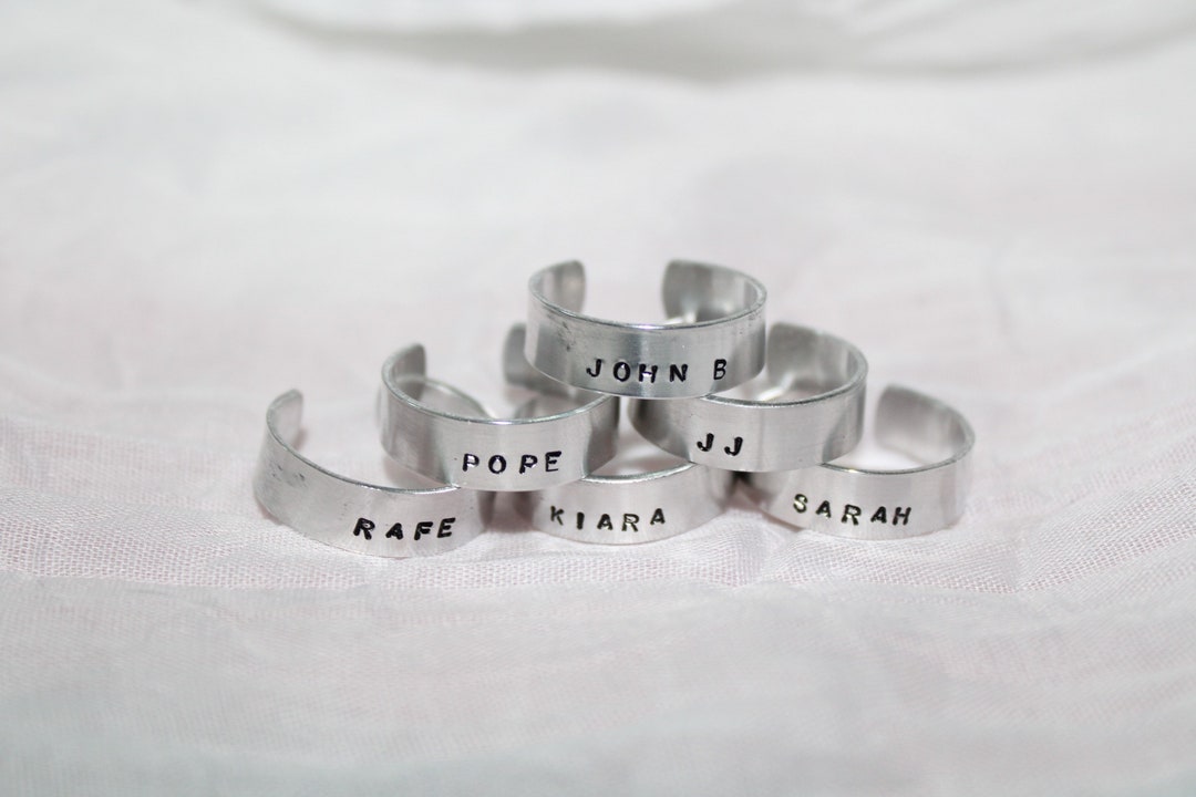 OBX Character Inspired Rings Adjustable - Etsy