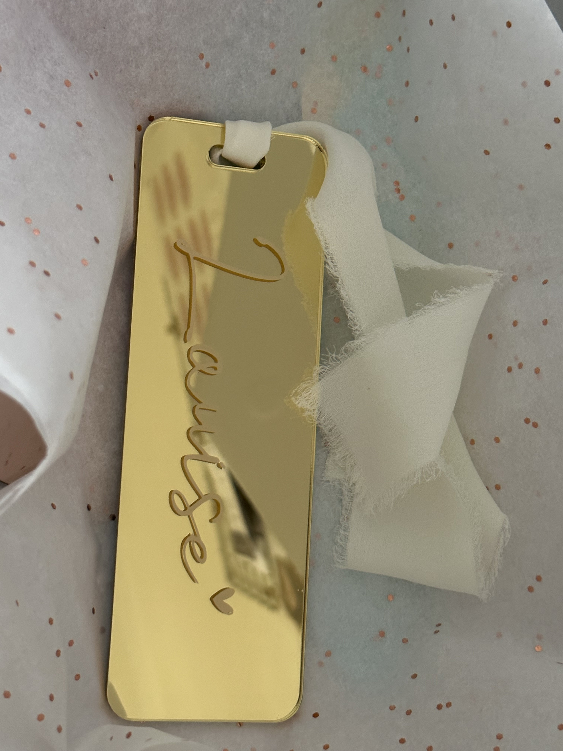 Gold and Rose Gold Bookmarks. Ideal Gift for Teachers, Birthdays, Gift ...