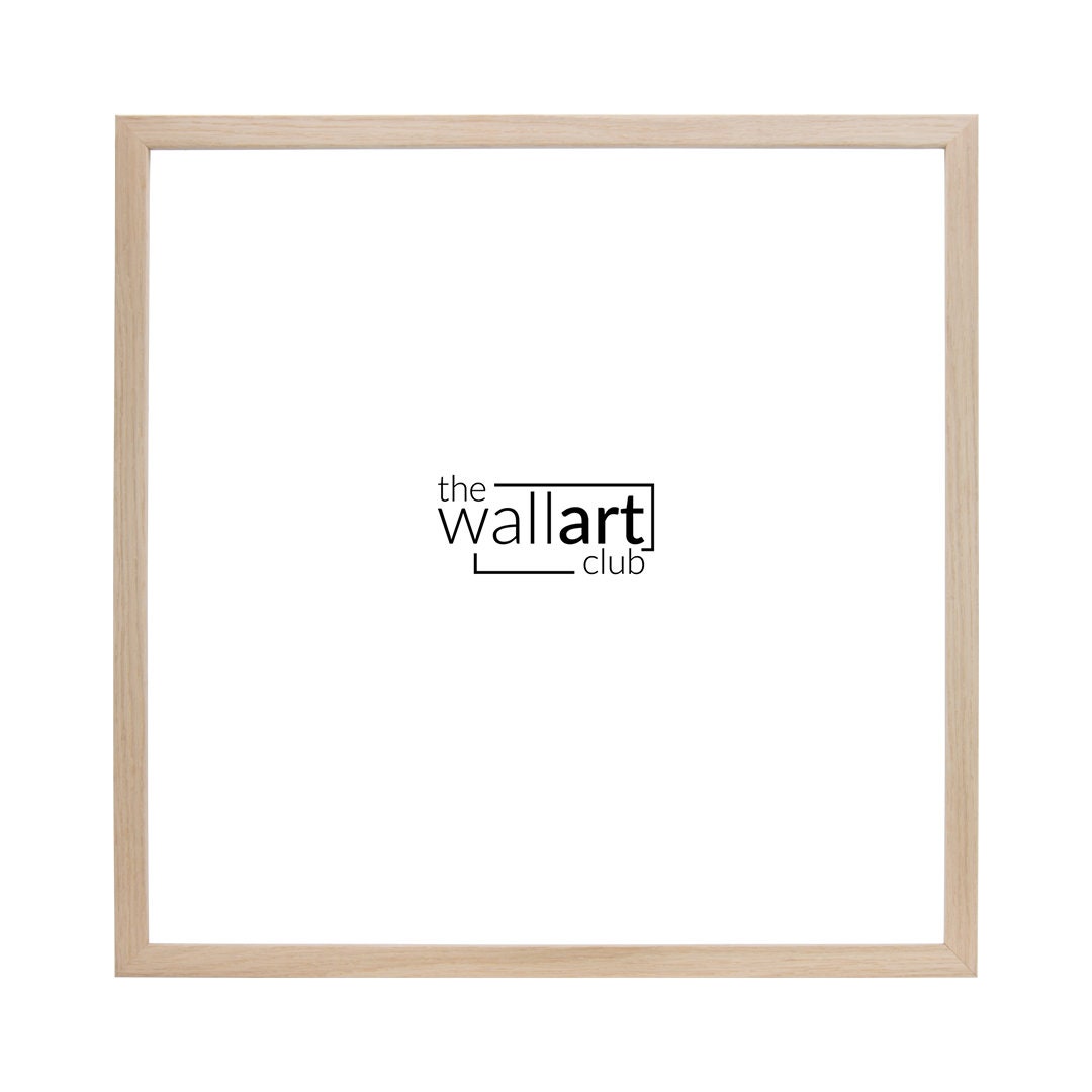 Thin Oak Effect Square Wooden Picture Frame - Etsy