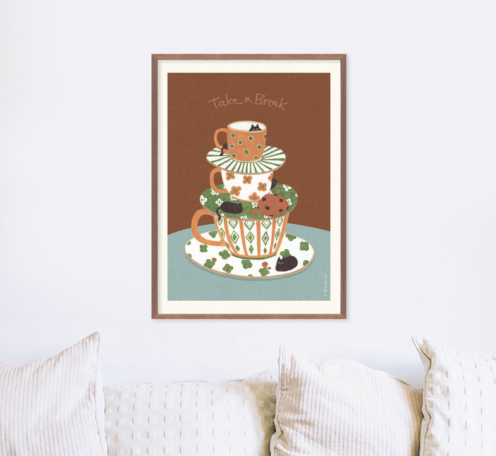 Take A Break Printable Take a Coffee Home Decor Wall Art - Etsy
