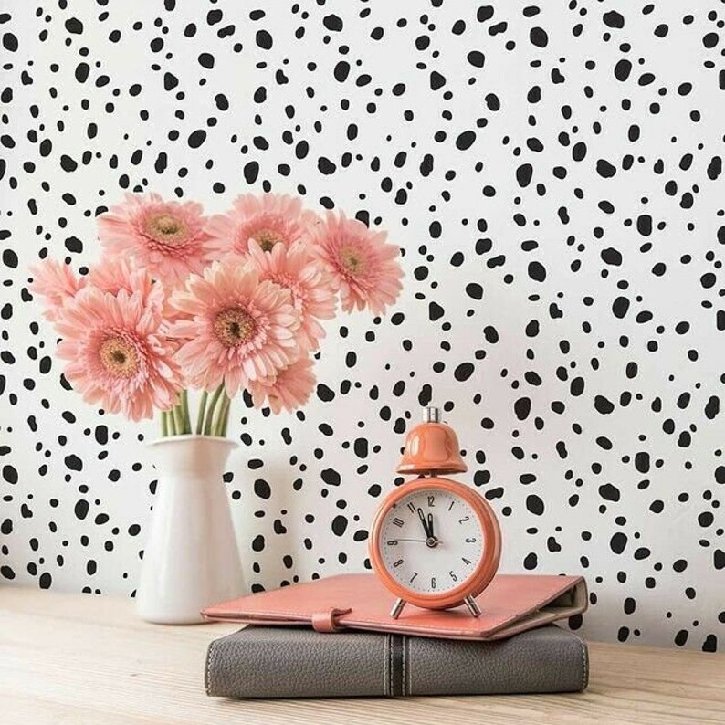 X1000 Dalmatian Spots Vinyl Wall Decal Sticker Polka Dot Print - Etsy