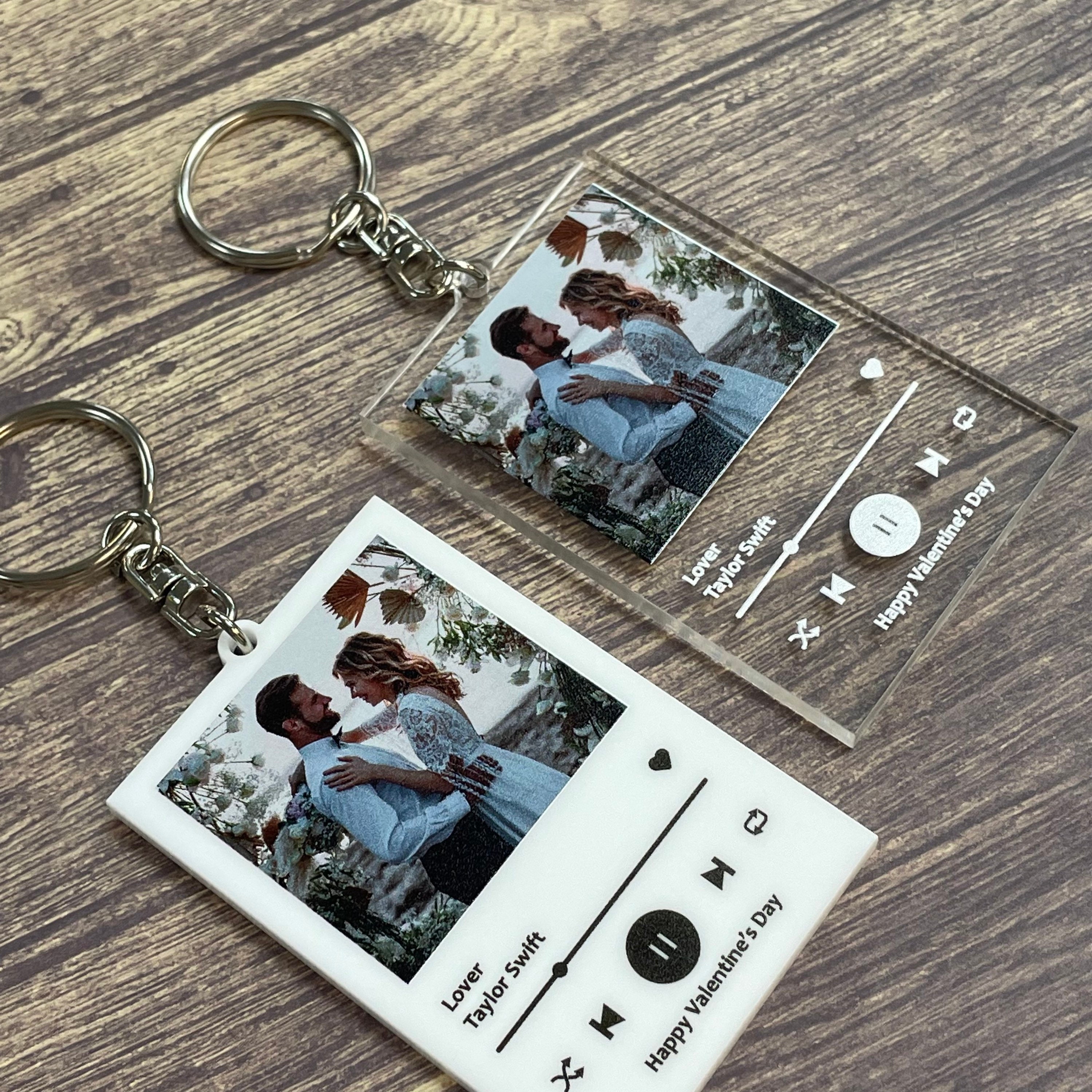 Personalised Song Keychain Album Keyring Music Boyfriend - Etsy UK