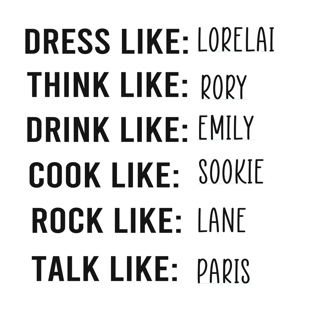 Gilmore Girls SVG, PNG,JPEG - Etsy