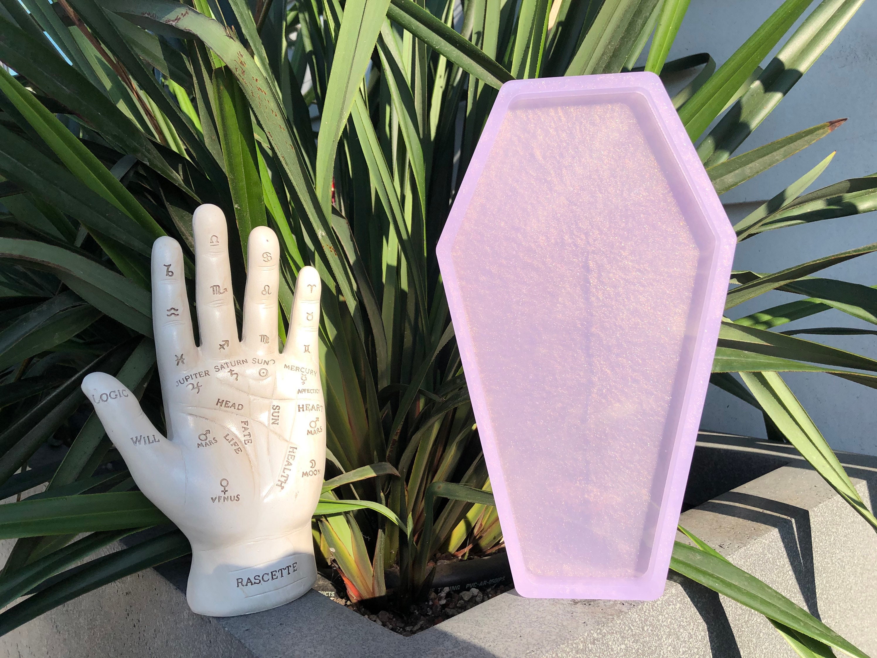 Pastel Goth Inspired Coffin Resin Trays - Etsy