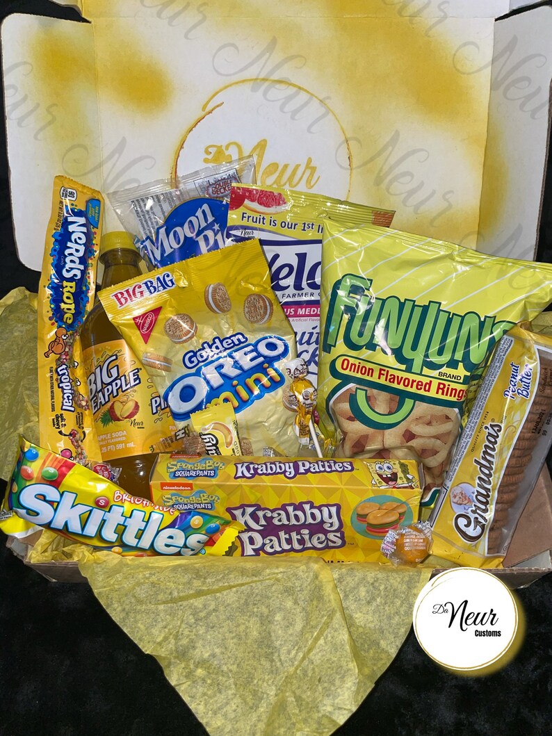 Color Coded Snack Box - Etsy