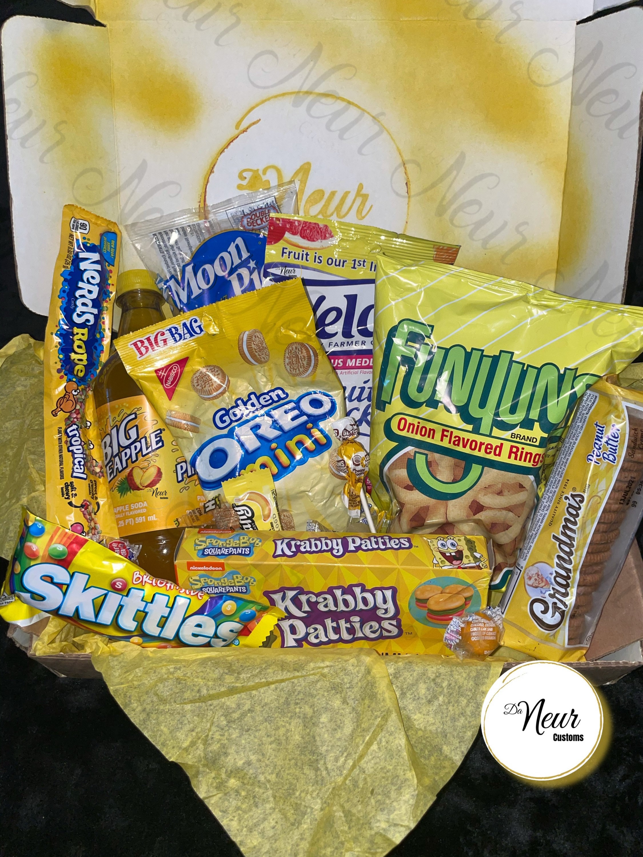 Color Coded Snack Box - Etsy