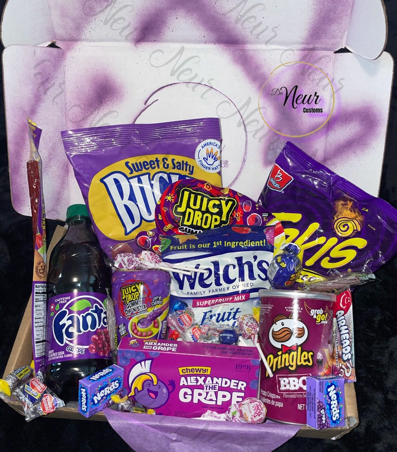 Color Coded Snack Box - Etsy