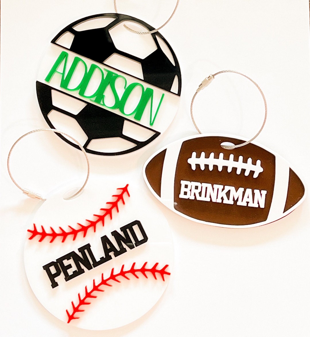 Sports Tags SVG - Etsy