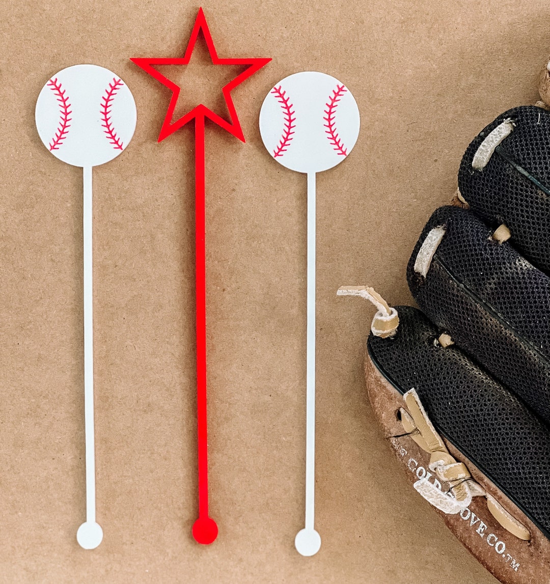 Baseball Stir Sticks SVG - Etsy