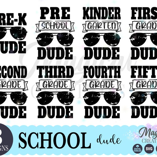 Happy Back to School SVG Bundle Retro First Day of School - Etsy