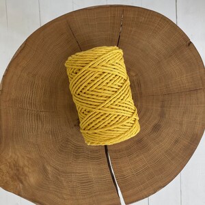 Macrame Cord 5mm Single Strand Twisted Macrame Cord/ Macrame | Etsy