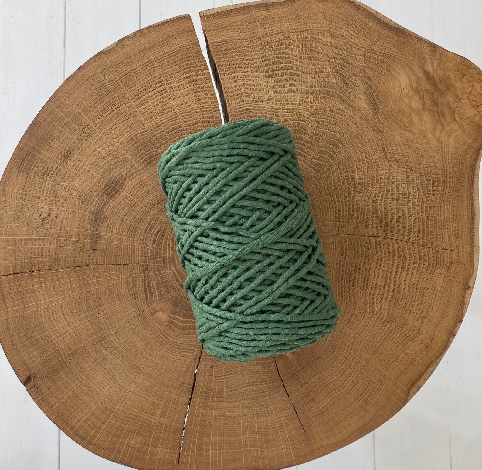 Macrame Cord 5mm Single Strand Twisted Macrame Cord/ Macrame | Etsy