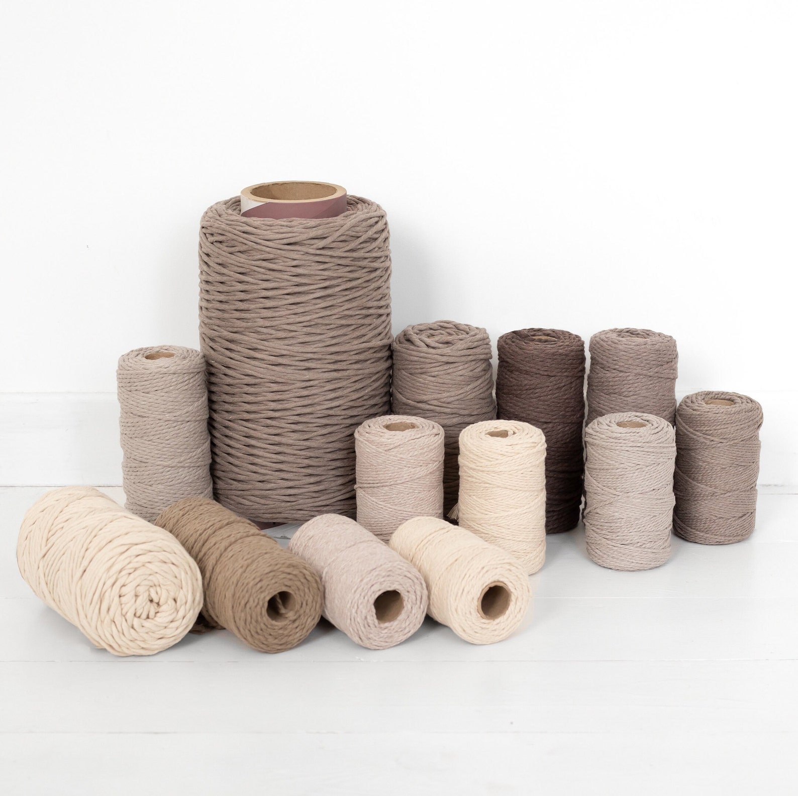 Macrame Cord 4mm Bulk Discount / Natural Macrame Single Strand - Etsy