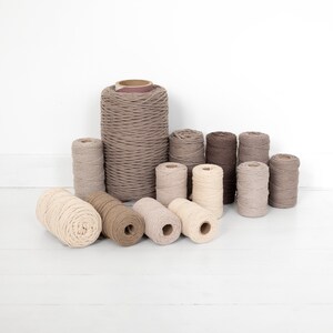 Macrame Cotton Cord 2mm 328 Ft (100m), 2 Strand Twisted Macrame Rope ...