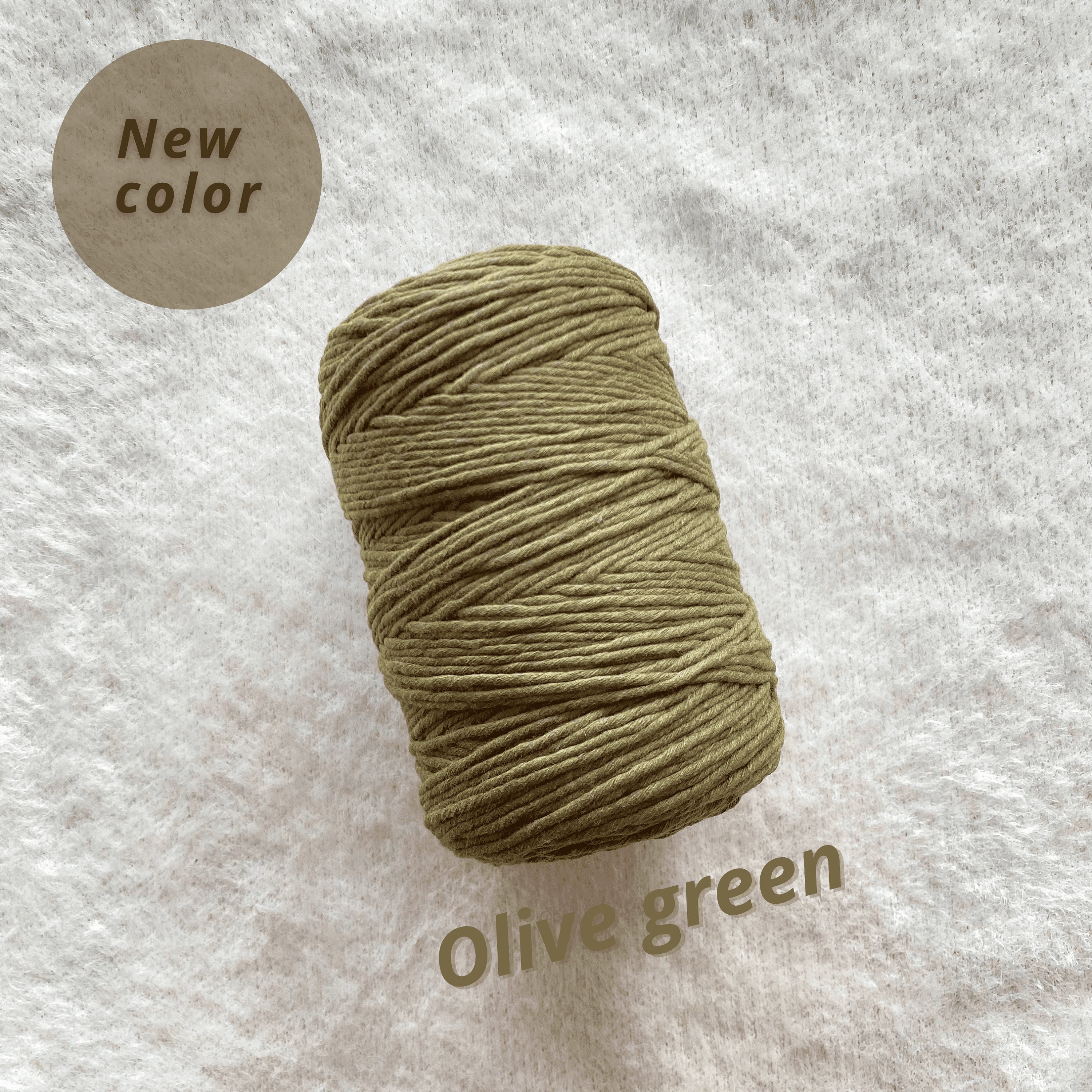 Macrame Cord 2mm 656ft Single Strand Twisted Cotton Cord / - Etsy