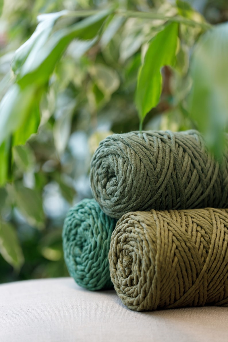 Macrame Cord 5mm Single Strand Twisted Macrame Cord/ Macrame - Etsy