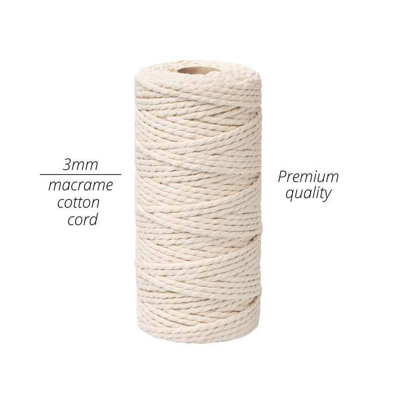 Natural Cotton Cord - Etsy