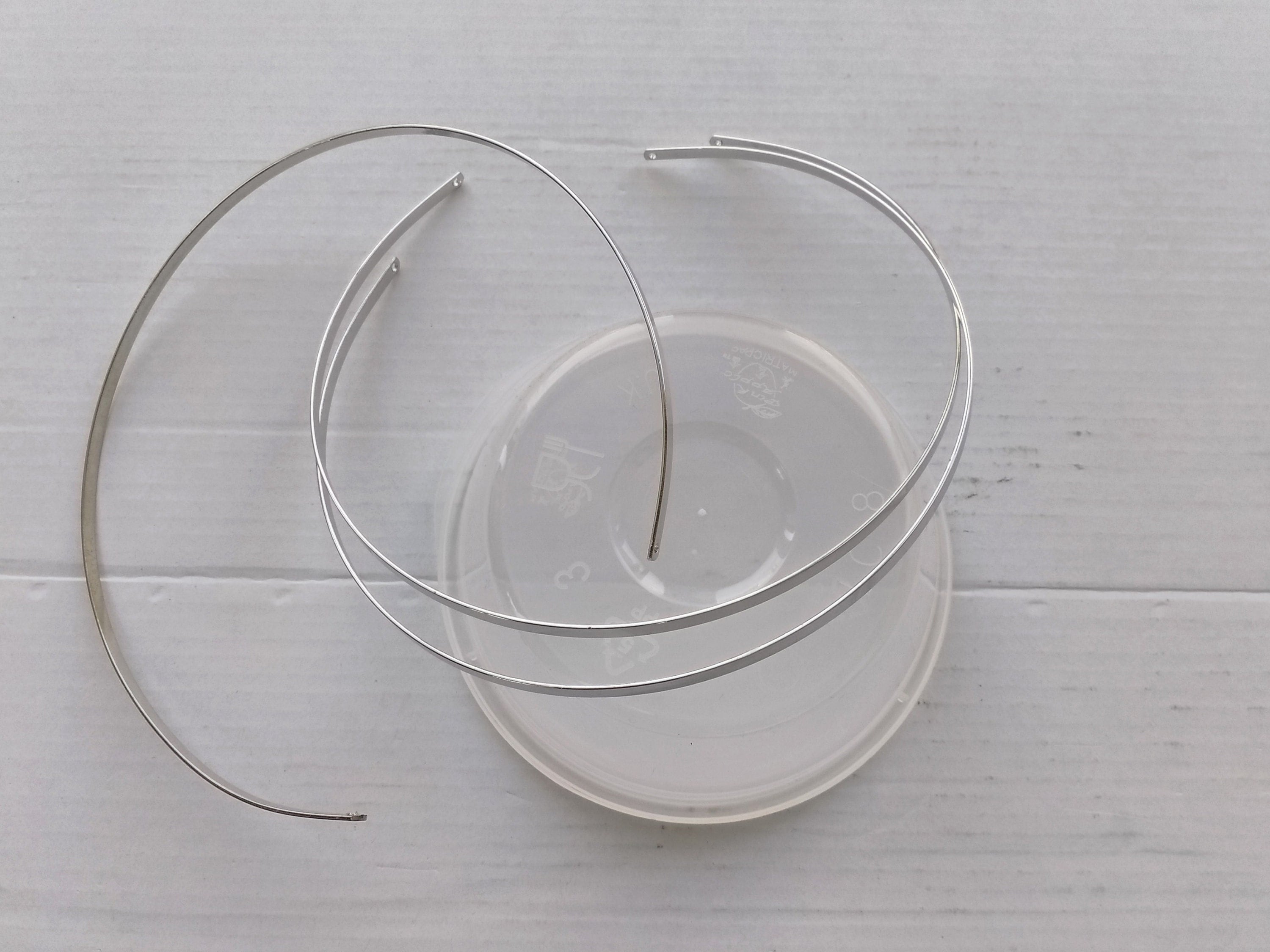 50 Tiara Bands Round, DIY Tiara Wire, Tiara Making Base, Wedding Tiara ...