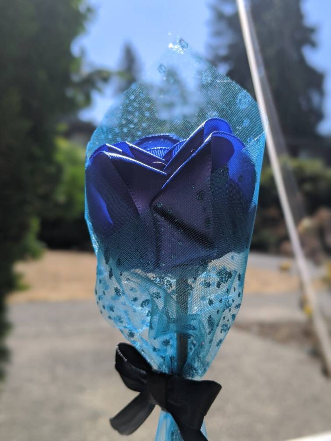 Single Ribbon Rose's - Etsy