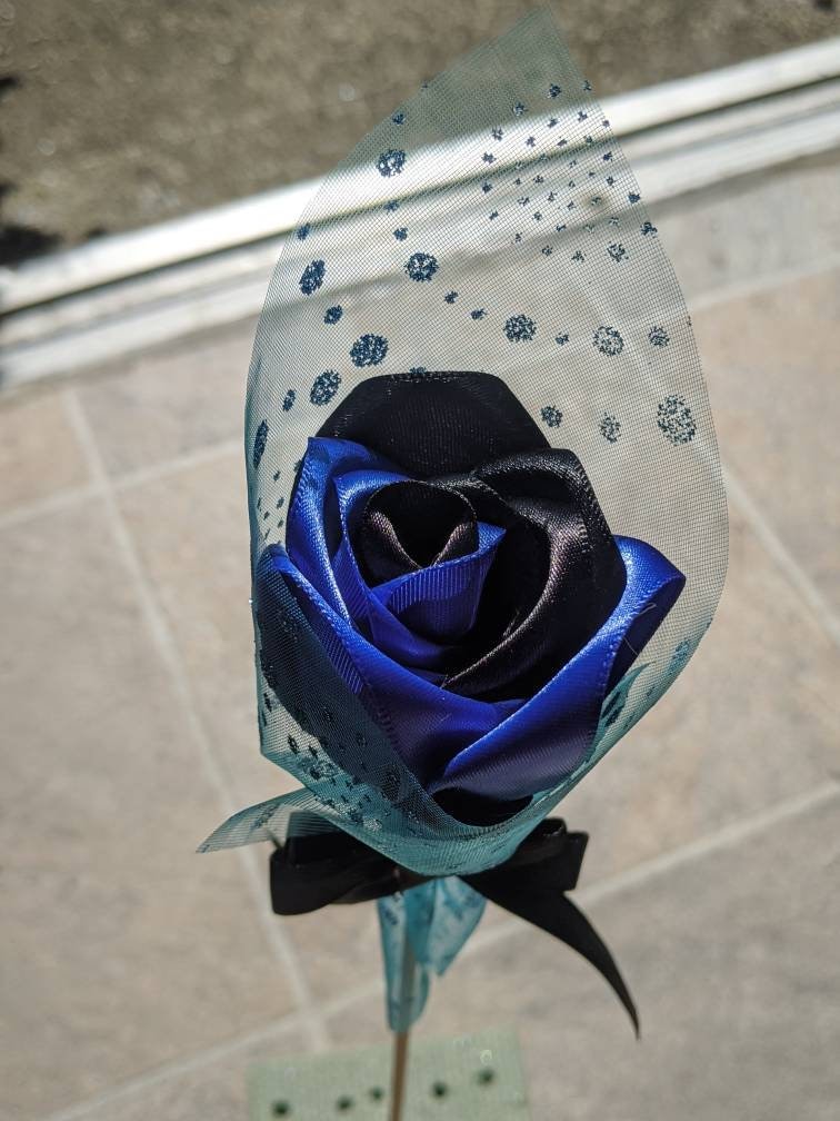 Single Ribbon Rose's - Etsy