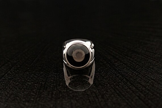 Batu Sumur Bandung Hitam Zilver ring | Etsy